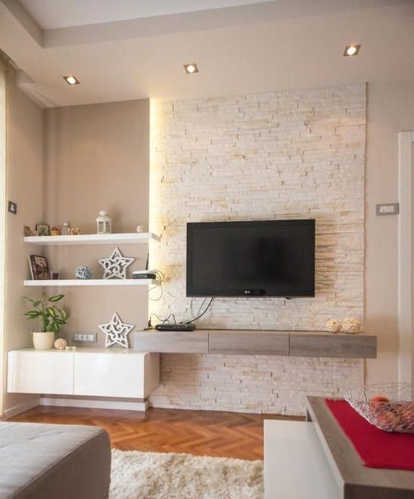 +20 ideas de salas de estar con TV - SALA COMEDOR