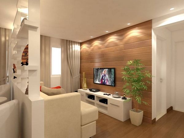 +20 ideas de salas de estar con TV - SALA COMEDOR