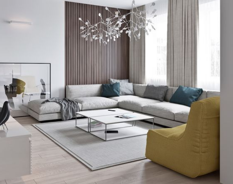 Salas para casas modernas. - SALA COMEDOR