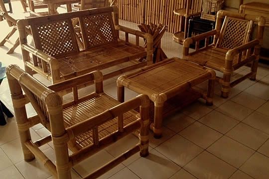 +15 salas de estar con muebles de bambú - SALA COMEDOR