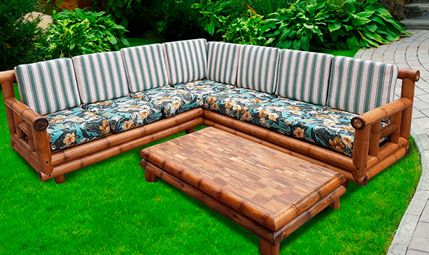 +15 salas de estar con muebles de bambú - SALA COMEDOR